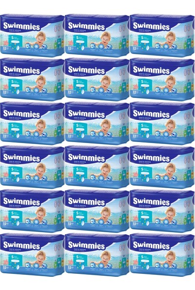 Swimmies Mayo Bebek Bezi Small-Küçük 7-13KG 216 'lı (18 Li Set) Swimmies Mayo Bebek Bezi Small-Küçük 7-13KG 216 'lı (18 Li Set)