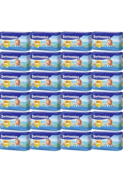 Swimmies Mayo Bebek Bezi Medium-Orta 12+Kg 264 Ad (24 Lü Set) Swimmies Mayo Bebek Bezi Medium-Orta 12+Kg 264 Ad (24 Lü Set)