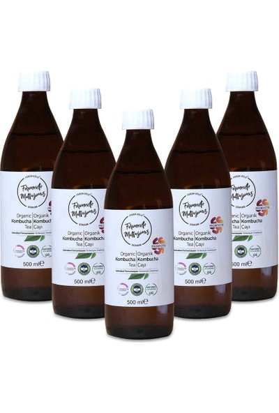 Fermente Mutfağım 5'li Organik Kombucha Çayı