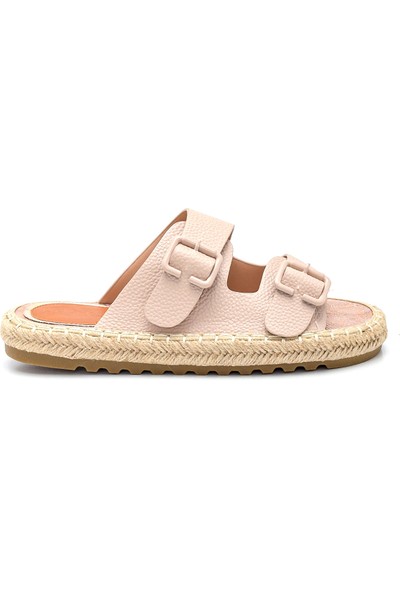 Derimod Kadın Hasır Tabanlı Casual Terlik Derimod Kadın Hasır Tabanlı Casual Terlik