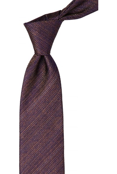 Kravatkolik Mor Kum Desen Mendilli Klasik Kravat KK10639