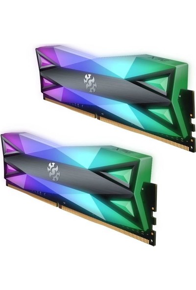 XPG Spectirix Gaming RGB D60G 16GB(2X8GB) 3200MHz DDR4 Ram AX4U32008G16A-DT60 XPG Spectirix Gaming RGB D60G 16GB(2X8GB) 3200MHz DDR4 Ram AX4U32008G16A-DT60