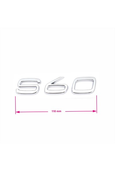 Bimbo Volvo S60 Bagaj Yazısı 31333641