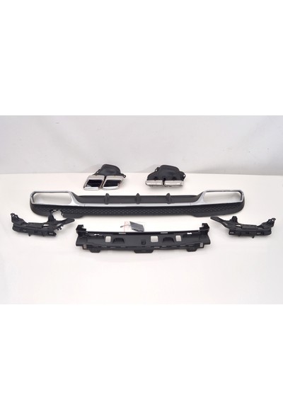 Bimbo Mercedes E Serisi W213 Makyajsız E63 Amg Difüzör + Egzoz Uçları