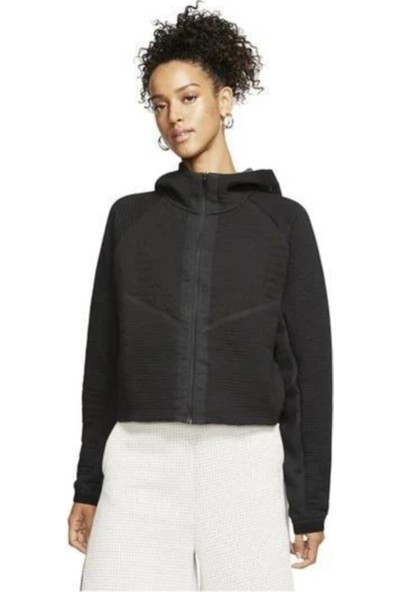 Nike Sportswear Ready Fleece Full Zıp Hoodie Kadın Spor Kapüşonlu Sweatshirt CI9432-010 Nike Sportswear Ready Fleece Full Zıp Hoodie Kadın Spor Kapüşonlu Sweatshirt CI9432-010