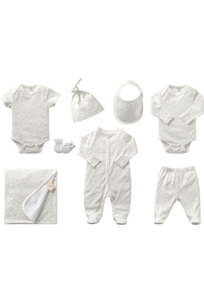 Molica Baby Puantiyeli Organik Yenidoğan Hastane Çıkışı