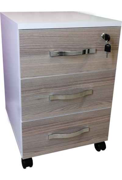 Ertok Kilitli Komidin Keson 3 Çekmeceli Ertok Kilitli Komidin Keson 3 Çekmeceli