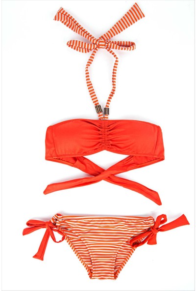 Ayyıldız Kız Çocuk Bikini Takımı 1453 ORANJ-B2023 Ayyıldız Kız Çocuk Bikini Takımı 1453 ORANJ-B2023