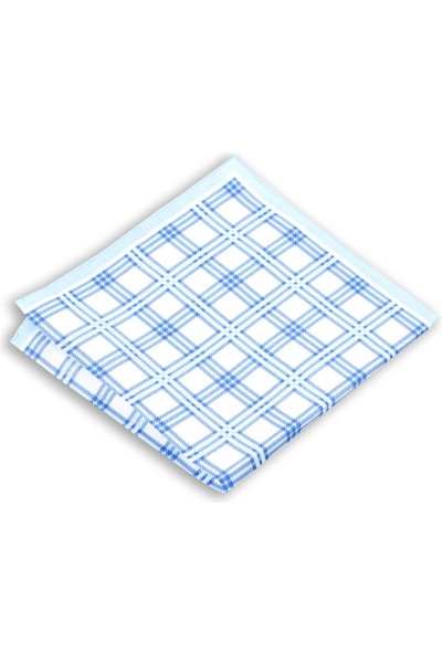 1001 Kravat Büyük Kare Desenli Mavi Renkli 33X33 cm Ölçülerinde Keten Cep Mendili 1001 Kravat Büyük Kare Desenli Mavi Renkli 33X33 cm Ölçülerinde Keten Cep Mendili