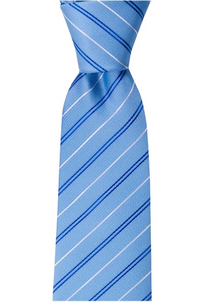 1001 Kravat Mavi Çizgili 8 cm Genişliğinde Kravat 1001 Kravat Mavi Çizgili 8 cm Genişliğinde Kravat