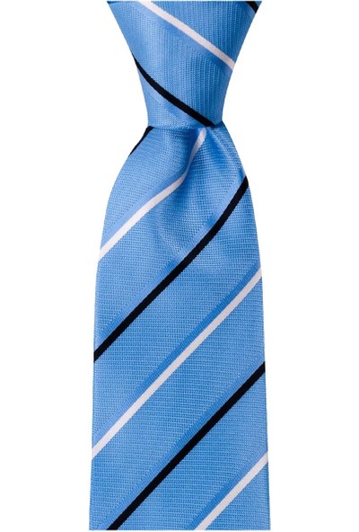 1001 Kravat Açık Mavi Çizgili 8 cm Genişliğinde Kravat 1001 Kravat Açık Mavi Çizgili 8 cm Genişliğinde Kravat