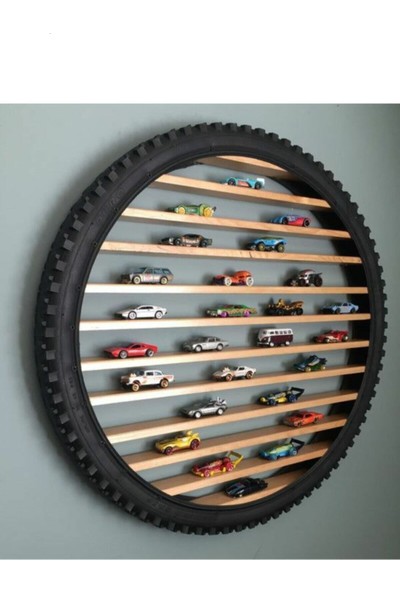 Özke Dekor Özkedekor Tekerlek Duvar Rafı Tekerlek Çoçuk Odası Raf ÖZKE0088