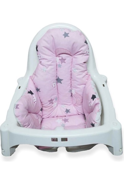 Bebek Özel Bebek Çocuk Mama Sandalyesi Minderi Pembe Hilal/yıldızlı Bebek Özel Bebek Çocuk Mama Sandalyesi Minderi Pembe Hilal/yıldızlı