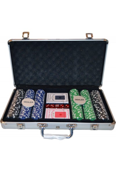 Life İletişim Alüminyum Çantalı 300 Markalı Poker Seti