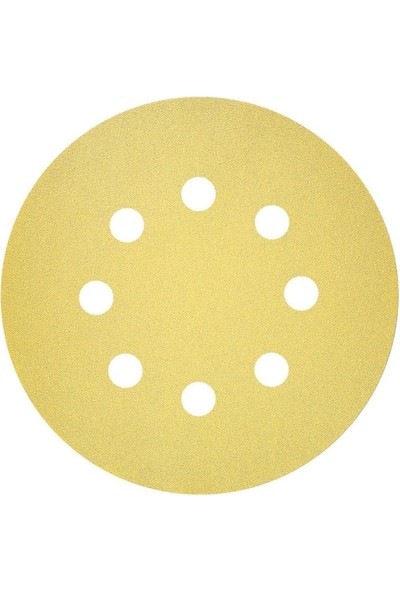 Bosch One Çok Amaçlı Zımpara 125MM 8 Delikli (150 Kum) 50 'li Paket