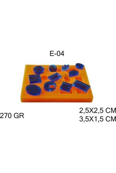 Kimyacınız Epoksi Silikon Kalıp E04