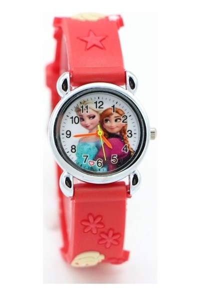 Frozan Kız Çocuk Kol Saati Karlar Ülkesil Saati