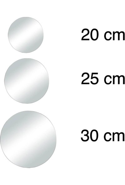 Neşeli Accessories Yuvarlak Kesilmiş Makrome Ayna Seti 3'lü 20CM 25CM 30CM Neşeli Accessories Yuvarlak Kesilmiş Makrome Ayna Seti 3'lü 20CM 25CM 30CM