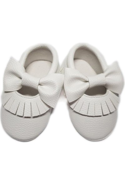 La Boutique Kız Bebek Mat Beyaz Makosen