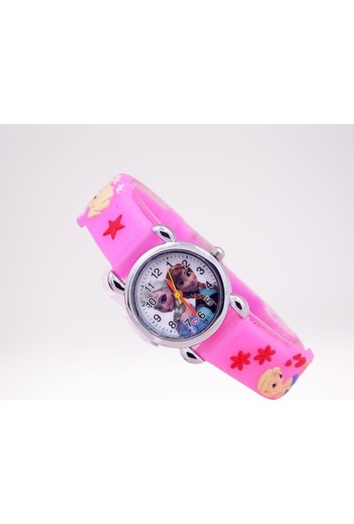 Frozan Kız Çocuk Kol Saati Karlar Ülkesil Saat