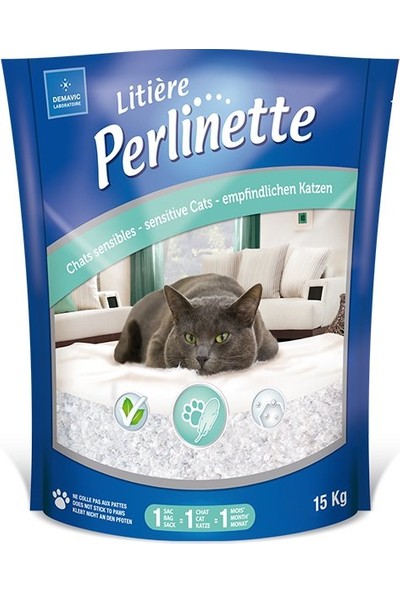 Perlinette Cat Adult Sensitive Hassas Kristal Kedi Kumu 15 kg Perlinette Cat Adult Sensitive Hassas Kristal Kedi Kumu 15 kg