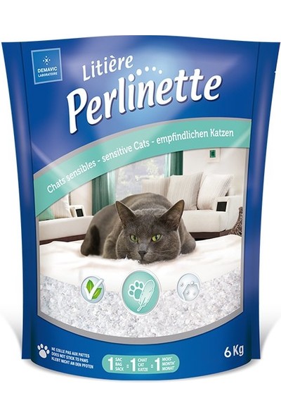 Perlinette Cat Adult Sensitive Hassas Kristal Kedi Kumu 6 kg 14.8 Lt Perlinette Cat Adult Sensitive Hassas Kristal Kedi Kumu 6 kg 14.8 Lt