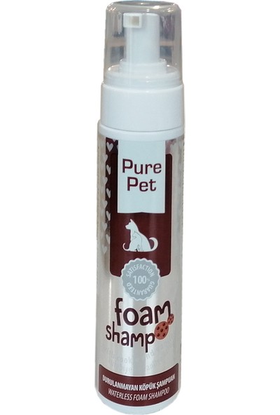 Pure Pet Kurabiye ve Vanilya Özlü Köpük Şampuanı 225 ml Pure Pet Kurabiye ve Vanilya Özlü Köpük Şampuanı 225 ml