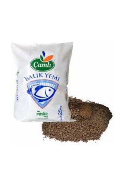 Çamlı Balık Yemi 1mm (Alabalık Yemi) Açık - 100Gr Çamlı Balık Yemi 1mm (Alabalık Yemi) Açık - 100Gr