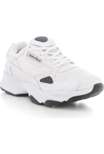 Tonnyblack Unisex Spor Ayakkabı Beyaz Siyah Zhr