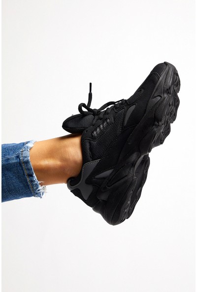 Tonnyblack Unisex Spor Ayakkabı Siyah Zhr