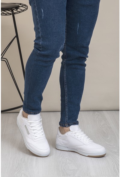 Tonnyblack Unisex Spor Ayakkabı Beyaz Cilt Tb107 Tonnyblack Unisex Spor Ayakkabı Beyaz Cilt Tb107