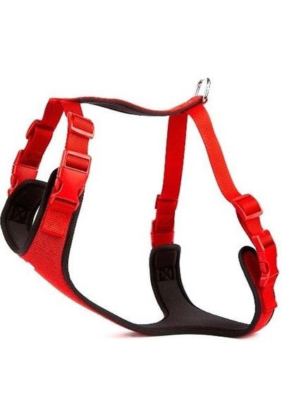 Doggie Havalı Dokuma Köpek Göğüs Tasması Xlarge Kırmızı 2,5X65-75 cm Doggie Havalı Dokuma Köpek Göğüs Tasması Xlarge Kırmızı 2,5X65-75 cm