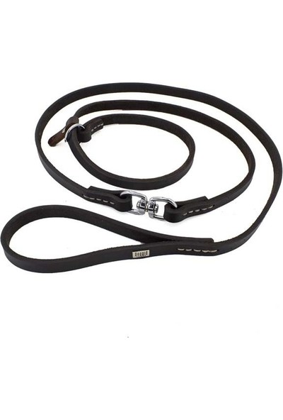 Doggie Yağlı Deri Boğma Eğitim Köpek Gezdirme Tasması Large Kahverengi 2X140 cm Doggie Yağlı Deri Boğma Eğitim Köpek Gezdirme Tasması Large Kahverengi 2X140 cm