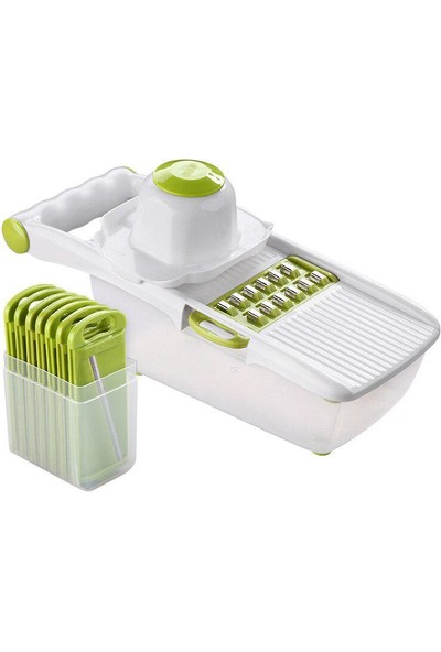 Generic Paslanmaz Çelik Bıçakları ile Çok Fonksiyonlu Mandoline Sebze Dilimleyici (Yurt Dışından) Generic Paslanmaz Çelik Bıçakları ile Çok Fonksiyonlu Mandoline Sebze Dilimleyici (Yurt Dışından)