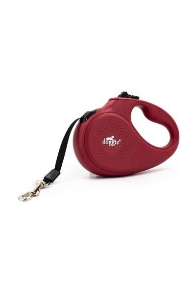 Doggie Otomatik Uzatma Tasması Master Kırmızı L-50 kg 5 mt