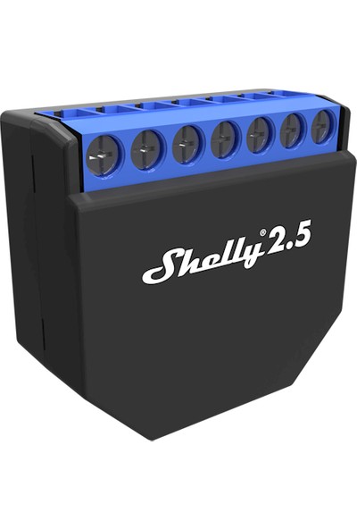 Shelly 2.5 Dual Wi-Fi Işık Anahtarı/ 10A x 2 Röle Shelly 2.5 Dual Wi-Fi Işık Anahtarı/ 10A x 2 Röle