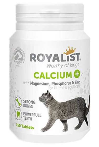 Royalist Calcium Kediler Için Kemik ve Diş Güçlendirici Tablet 150 Adet Royalist Calcium Kediler Için Kemik ve Diş Güçlendirici Tablet 150 Adet