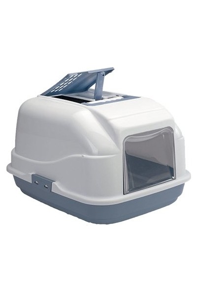 Imac Easy Cat Kapalı Filtreli Kedi Tuvaleti Beyaz/mavi 40X50X40 cm