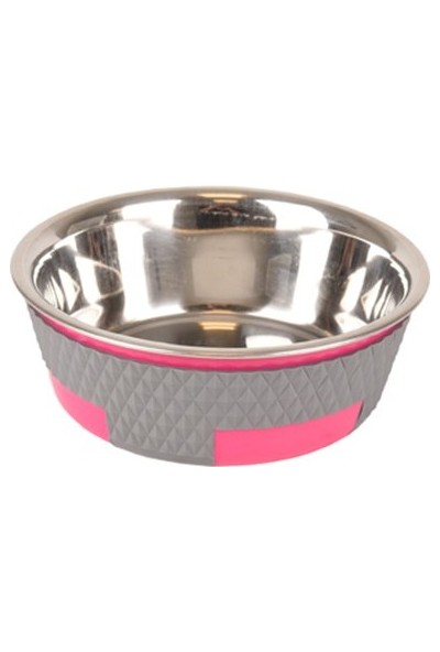 Flamingo Trimond Desenli Mama ve Su Kabı Gri 400 ml