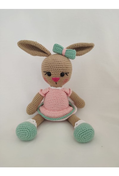 Oyuncak Park Şık Elbiseli Tavşan Uyku Arkadaşı Amigurumi Organik Oyuncak Oyuncak Park Şık Elbiseli Tavşan Uyku Arkadaşı Amigurumi Organik Oyuncak