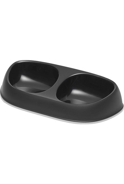 Moderna Sensibowl Ikili Mama ve Su Kabı 2X200 ml Siyah