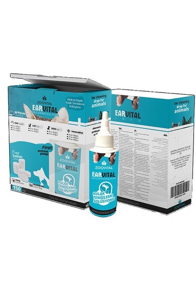 Zoovital Earvital Kulak Temizleme Solüsyonu 150 ml