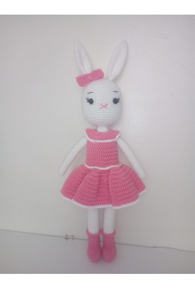 Oyuncak Park Inci Tavşan Uyku Arkadaşı Amigurumi Organik Oyuncak