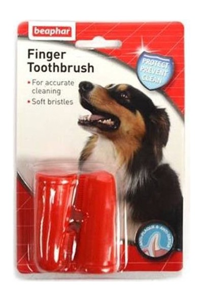 Beaphar Parmak Tipi Köpek Diş Fırçası 2 Adet Beaphar Parmak Tipi Köpek Diş Fırçası 2 Adet