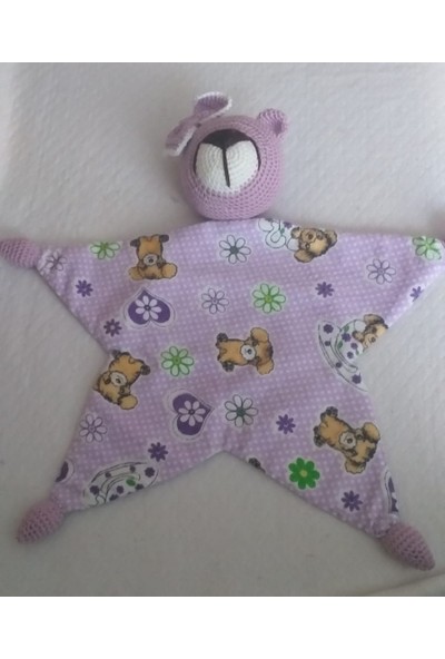 Oyuncak Park Yıldızlı Ayıcık Uyku Arkadaşı Amigurumi Organik Oyuncak