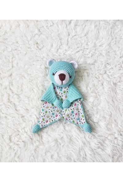 Oyuncak Park Uykucu Ayıcık Uyku Arkadaşı Amigurumi Organik Oyuncak