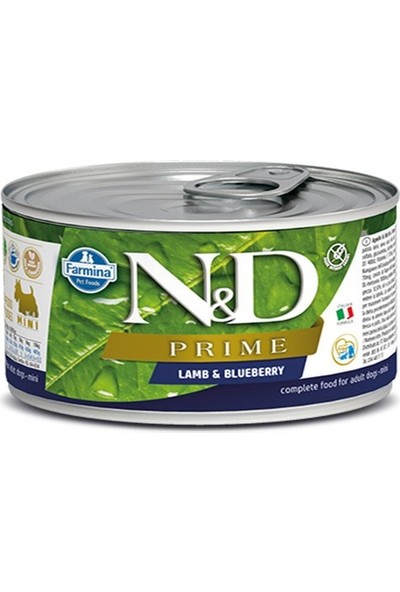 N&D Kuzu Etli ve Yaban Mersinli Köpek Konservesi 140 gr N&D Kuzu Etli ve Yaban Mersinli Köpek Konservesi 140 gr