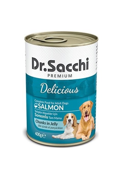 Dr.saschi Dr.sacchi Somonlu Yetişkin Köpek Konservesi 400GR