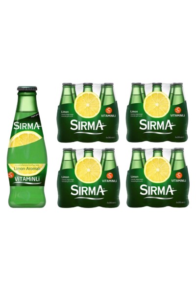 Sırma Limonlu Maden Suyu 24 'lü Sırma Limonlu Maden Suyu 24 'lü