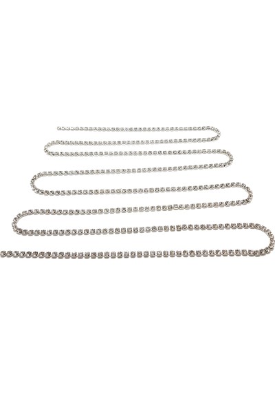 Chavin 4 Mm. Su Yolu Taşlı Kadın Kolye Zincir Vücut Takısı EM26BY